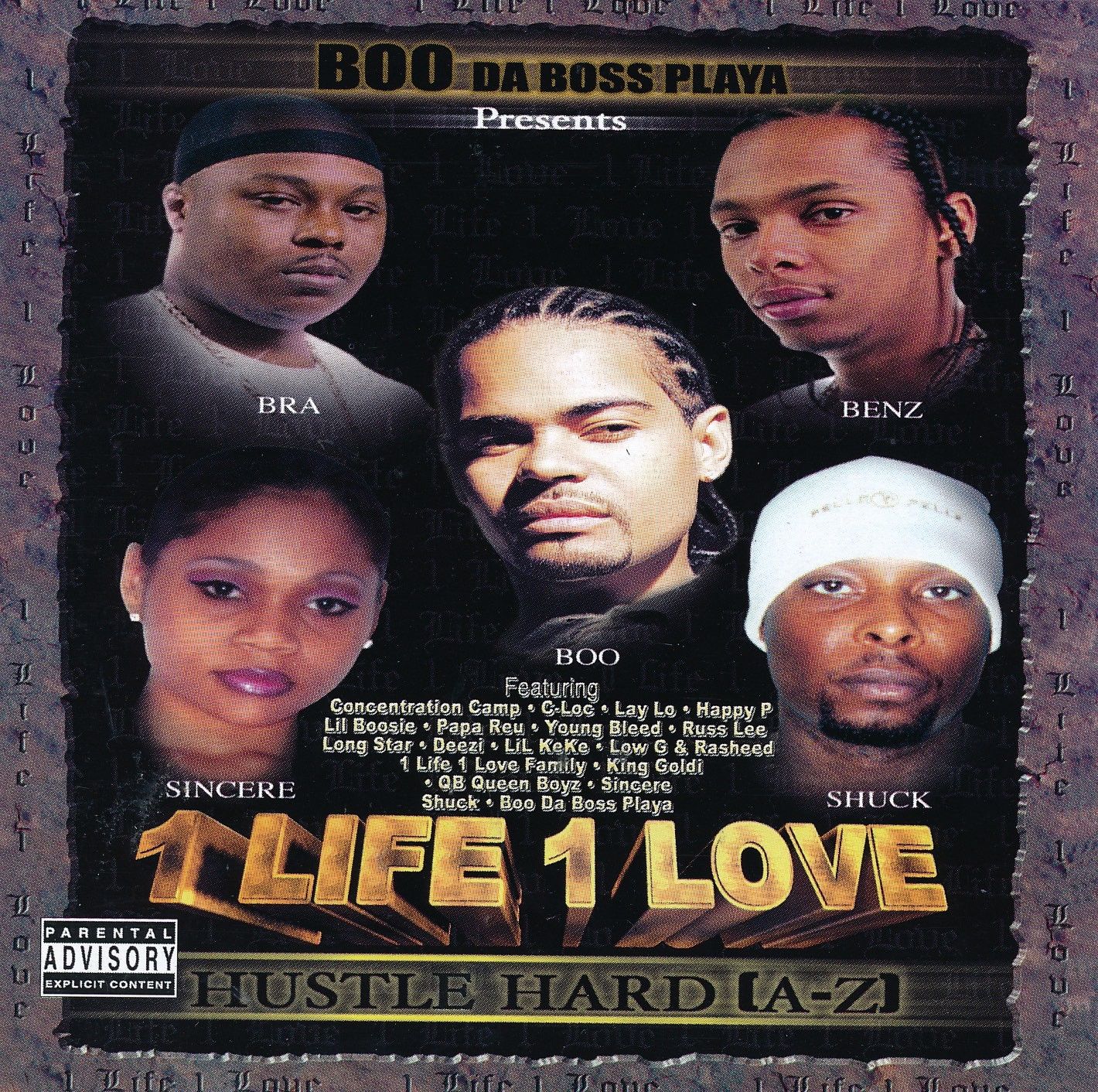 Hustle Hard [A-Z] by 1 Life 1 Love Family (CD 2001 1 Life 1 Love ...