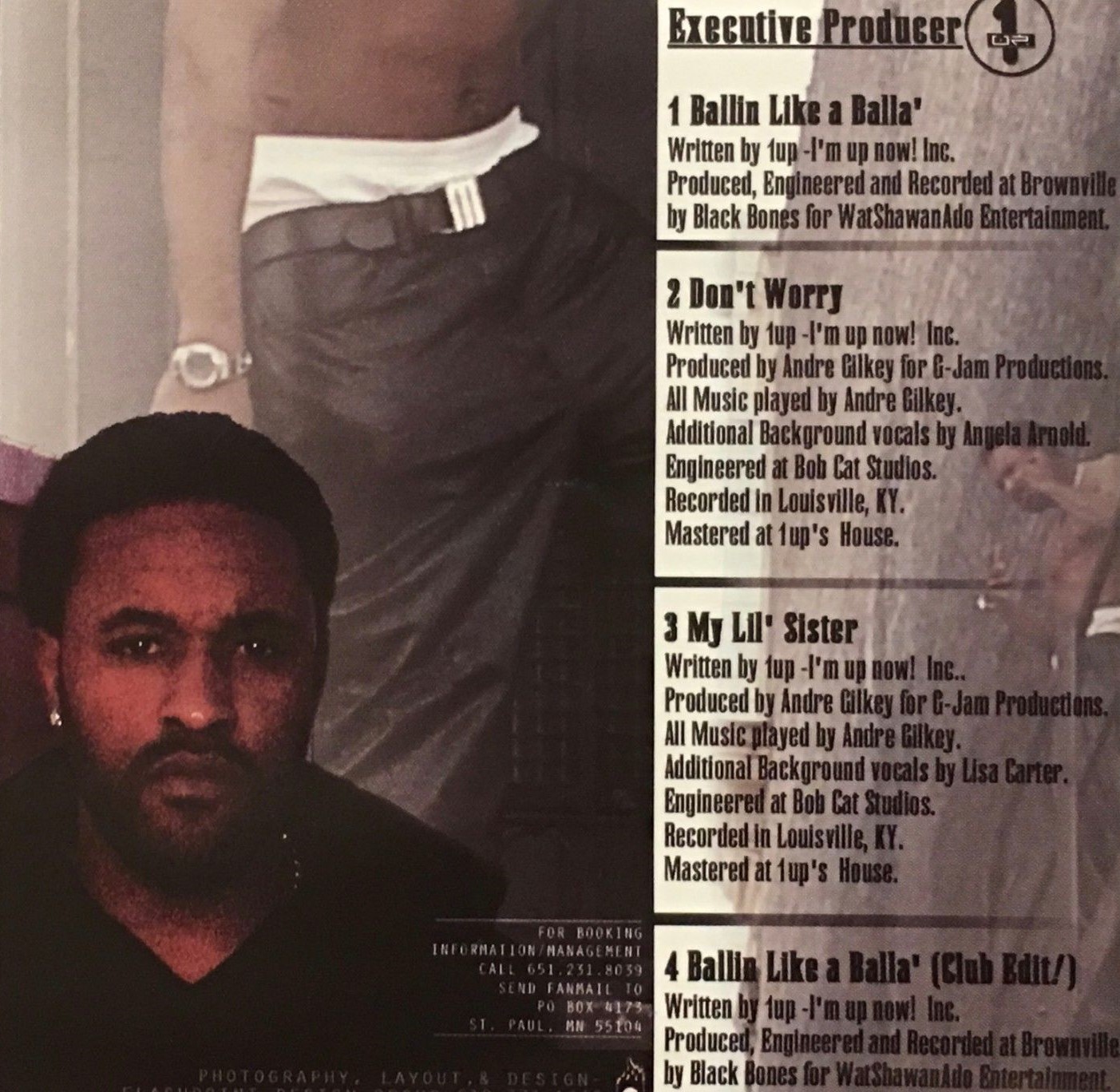 Ballin Like A Baller by 1 Up (CD Maxi-Single 2001 Up Now Records) in ...