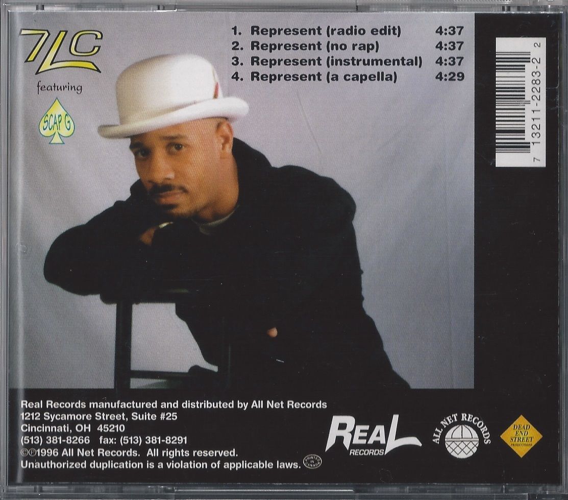 Represent by 7LC (CD Single 1996 All Net Records) in Cincinnati | Rap ...