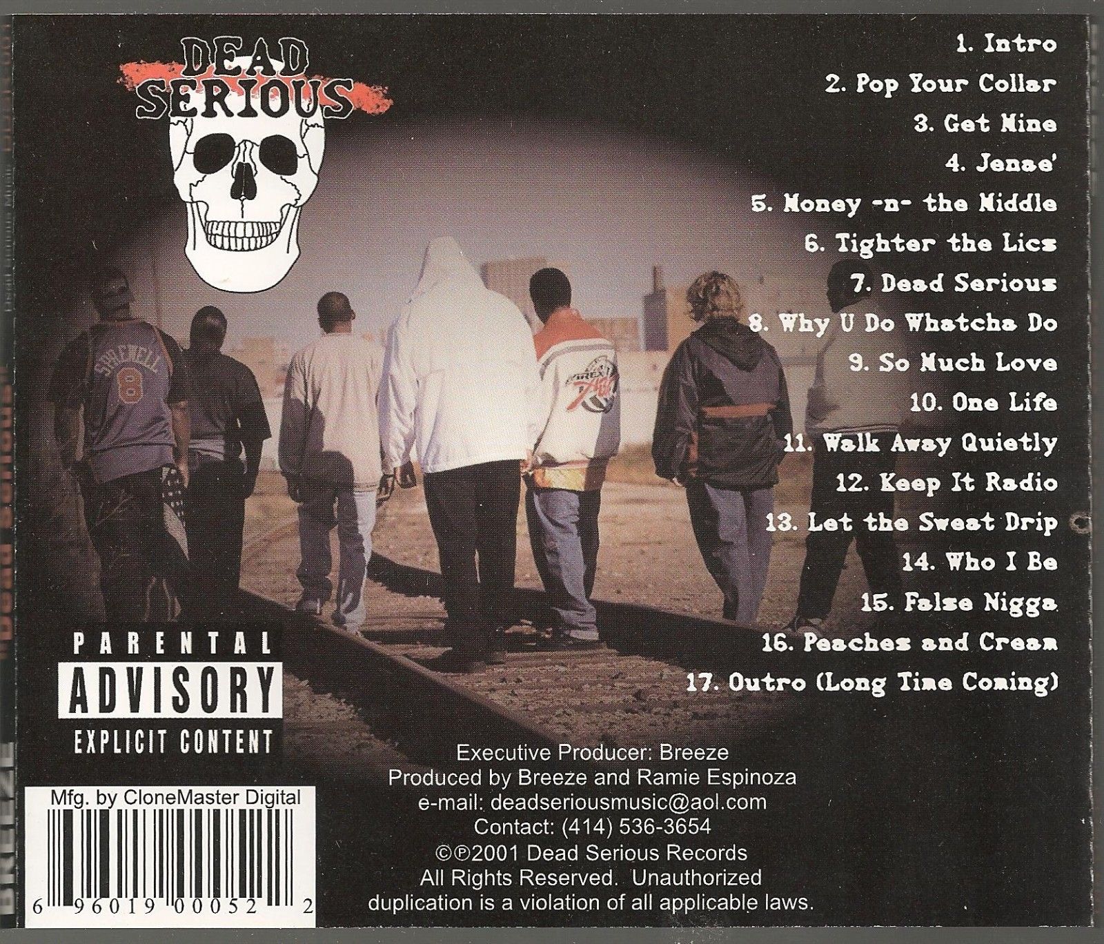 Dead Serious by Breeze (CD 2001 Dead Serious Records) in Milwaukee ...