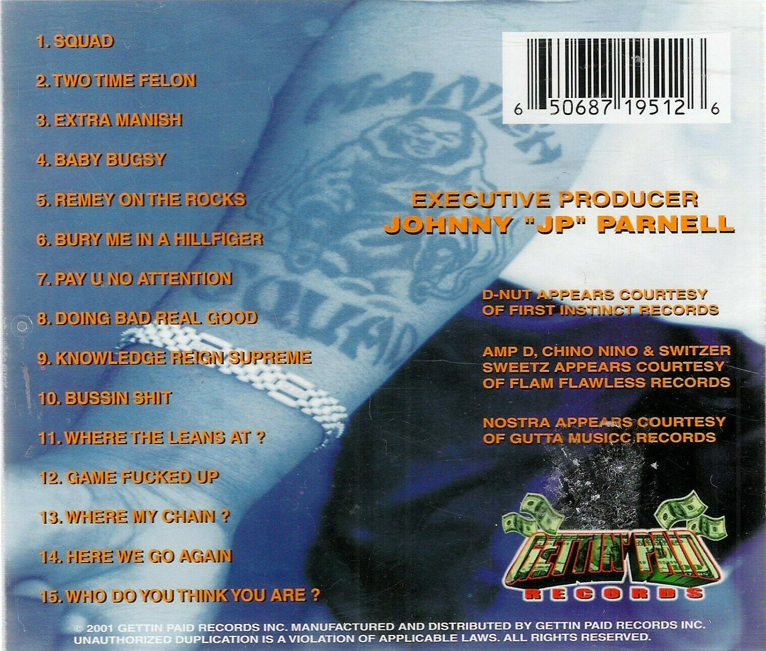 Doing Bad Real Good by Baby Bugsy (CD 2001 Gettin Paid Records) in ...