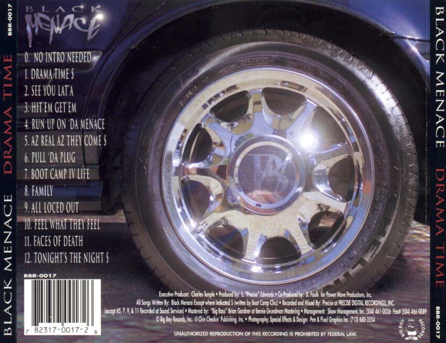 Black Menace (Big Boy Records, The Menace Entertainment Group) in New ...