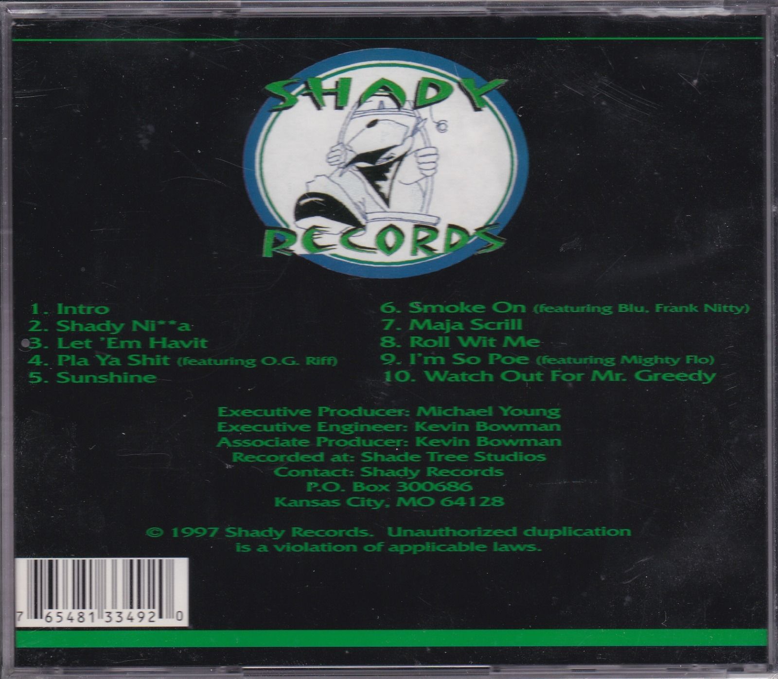 Maja Scrill by Big Shady (CD 1997 Shady Records) in Kansas City | Rap ...
