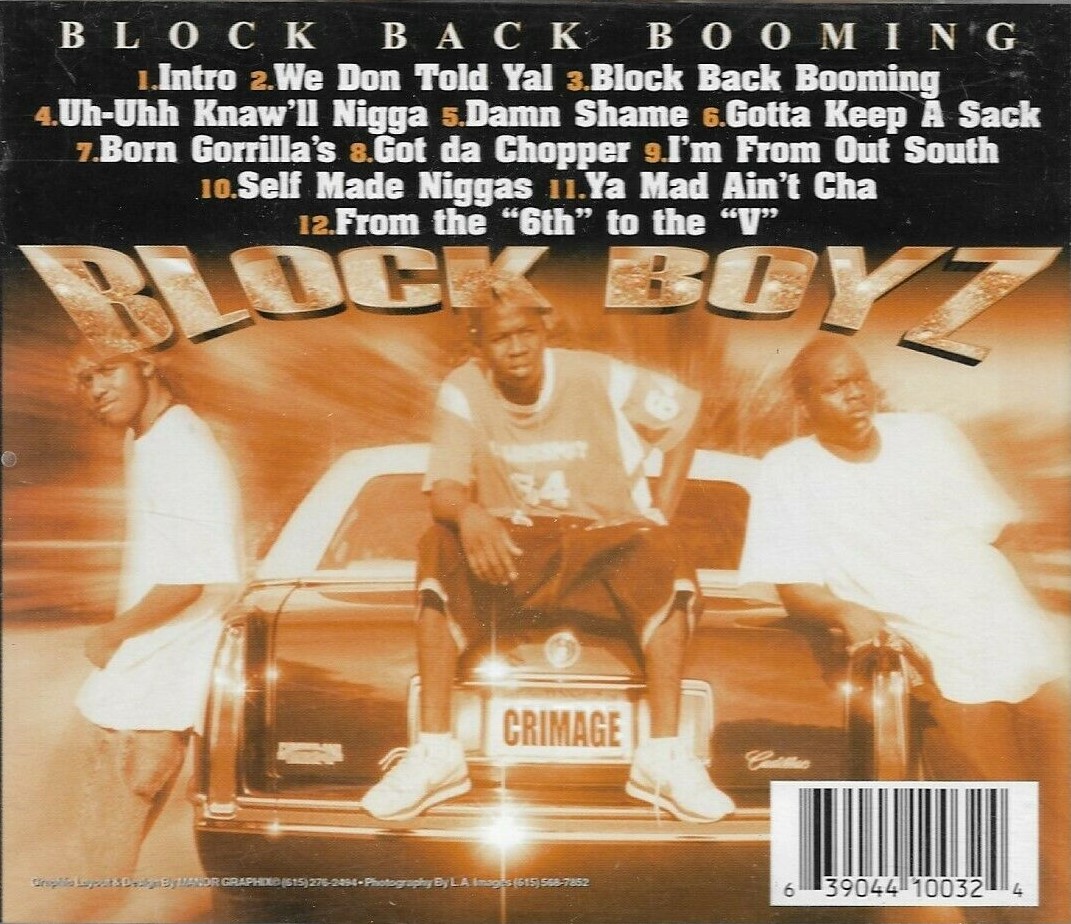 Block Back Booming by Block Boyz (CD 2000 Crimage Records) in ...