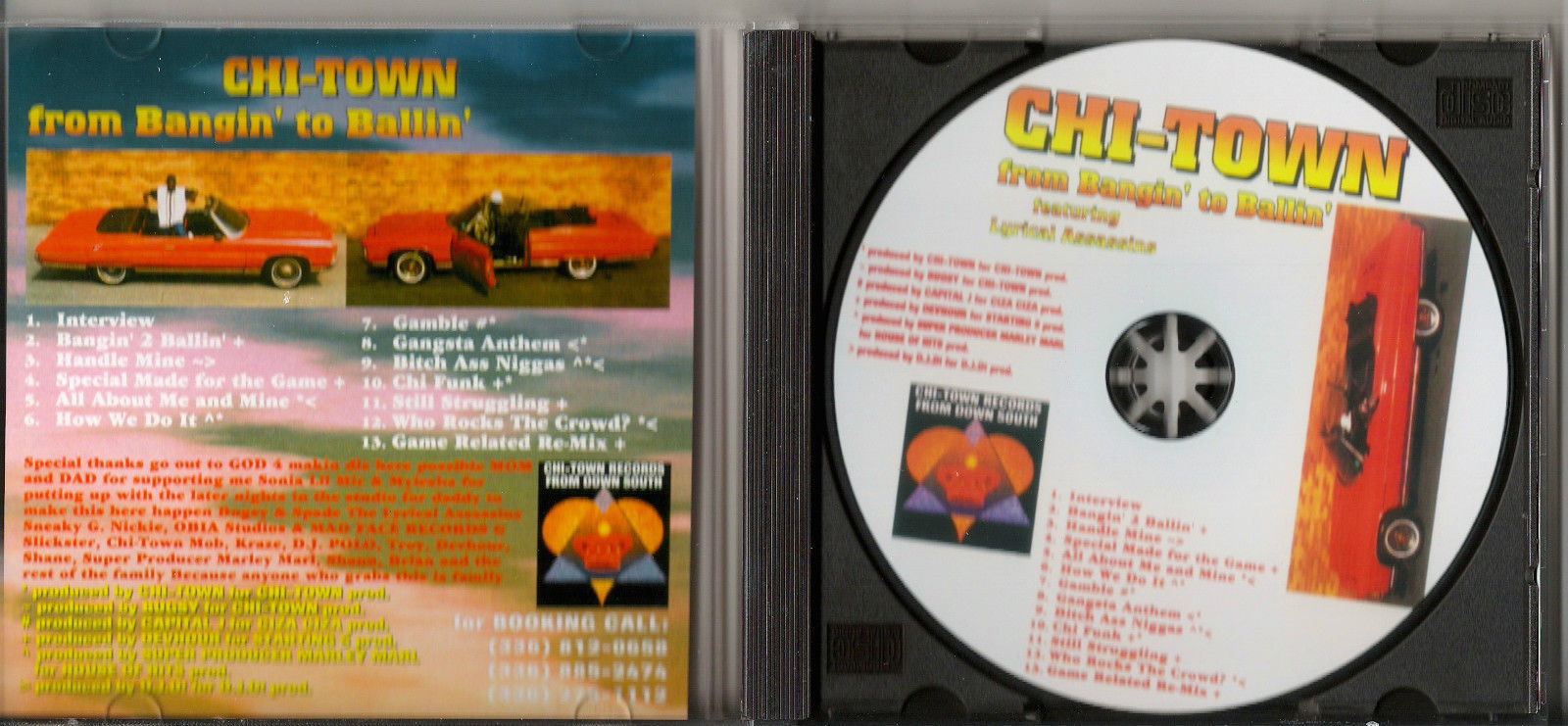 From Bangin' To Ballin' by Chi-Town (CDr 1997 Chi-Town Records From ...