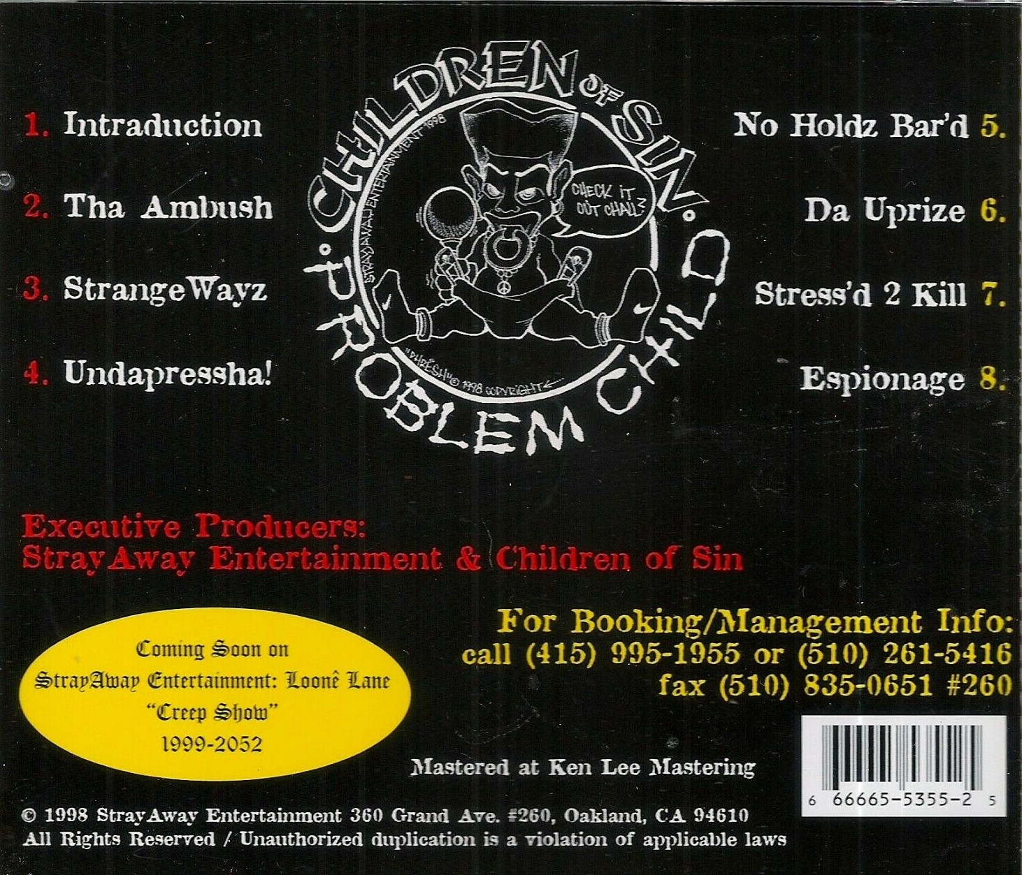 Problem Child by Children Of Sin (CD 1998 StrayAway Entertainment) in ...