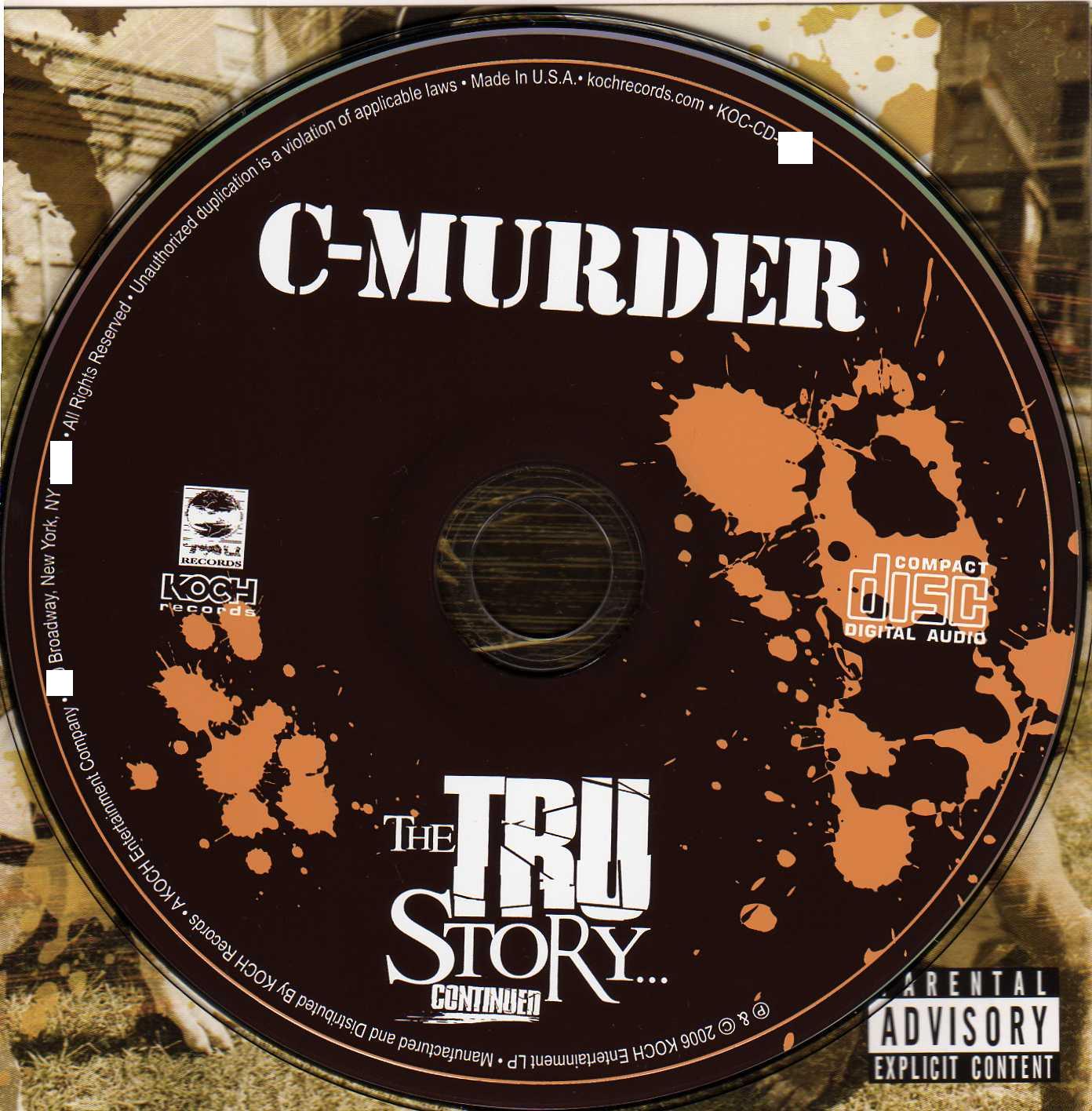 The Tru Story Continued by C-Murder (CD+DVD 2006 Koch Records) in New ...