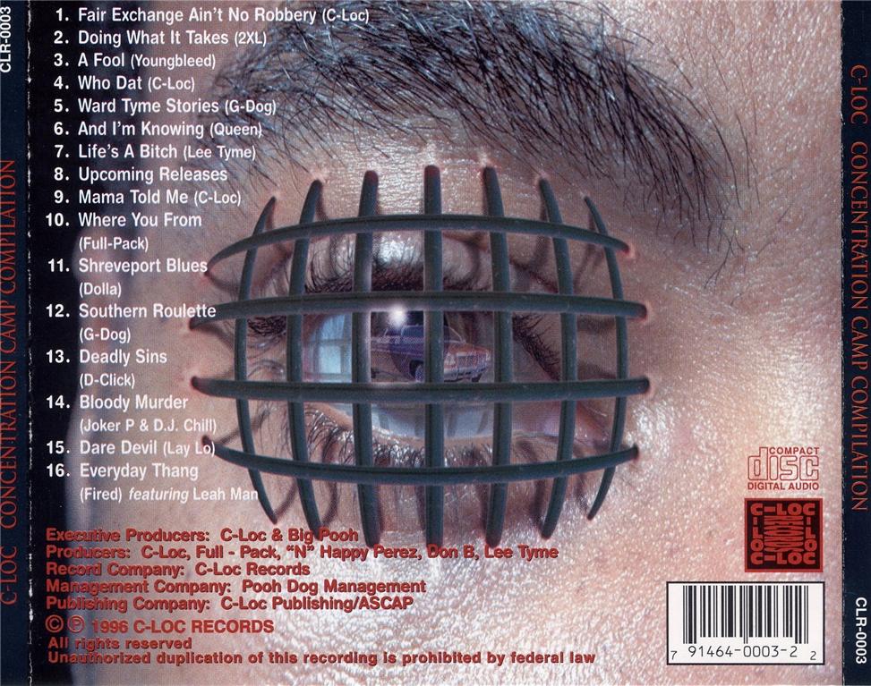 Concentration Camp Compilation by Various (CD 1996 C-Loc Records) in ...