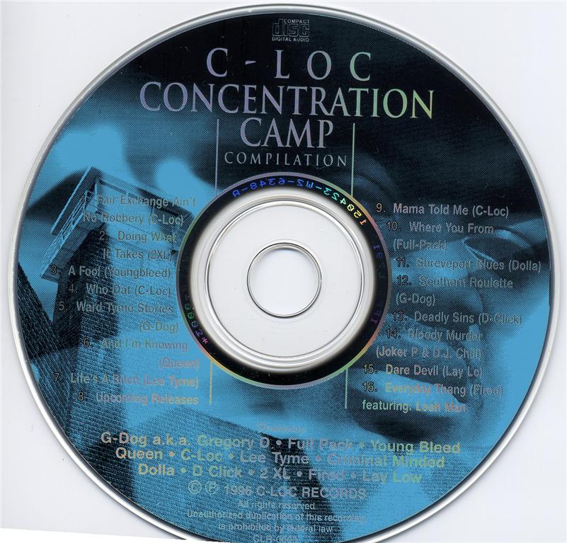 Concentration Camp Compilation by Various (CD 1996 C-Loc Records) in ...