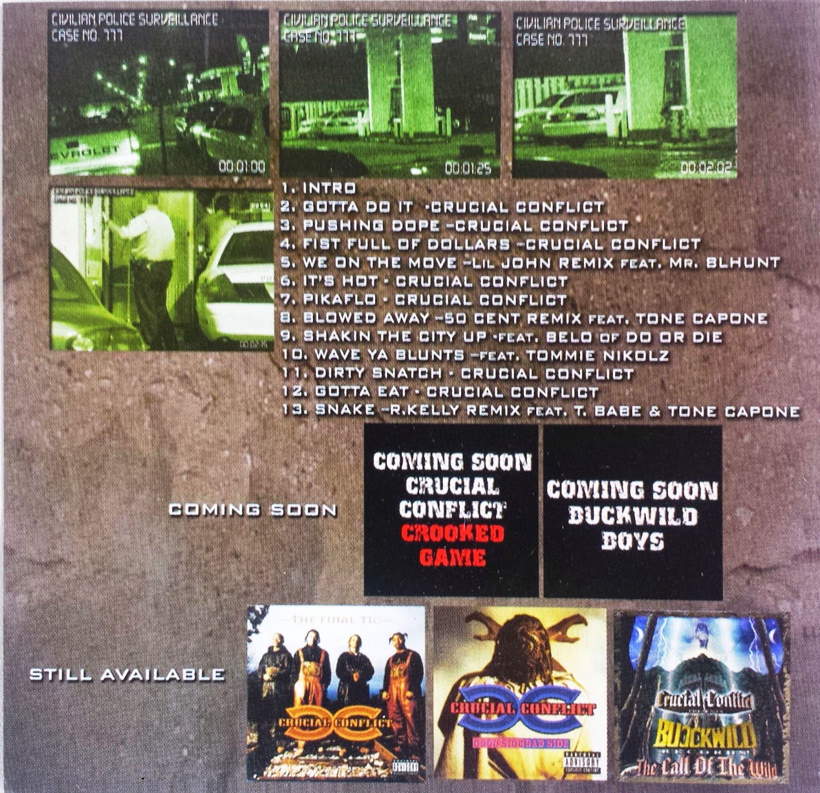 Crucial Conflict (Buckwild Records, Pallas Records) in Chicago | Rap ...