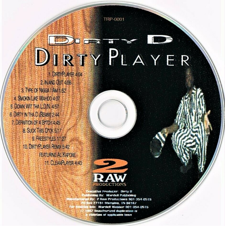Dirty Player by Dirty D (CD 1997 2 Raw Records) in Memphis | Rap - The ...