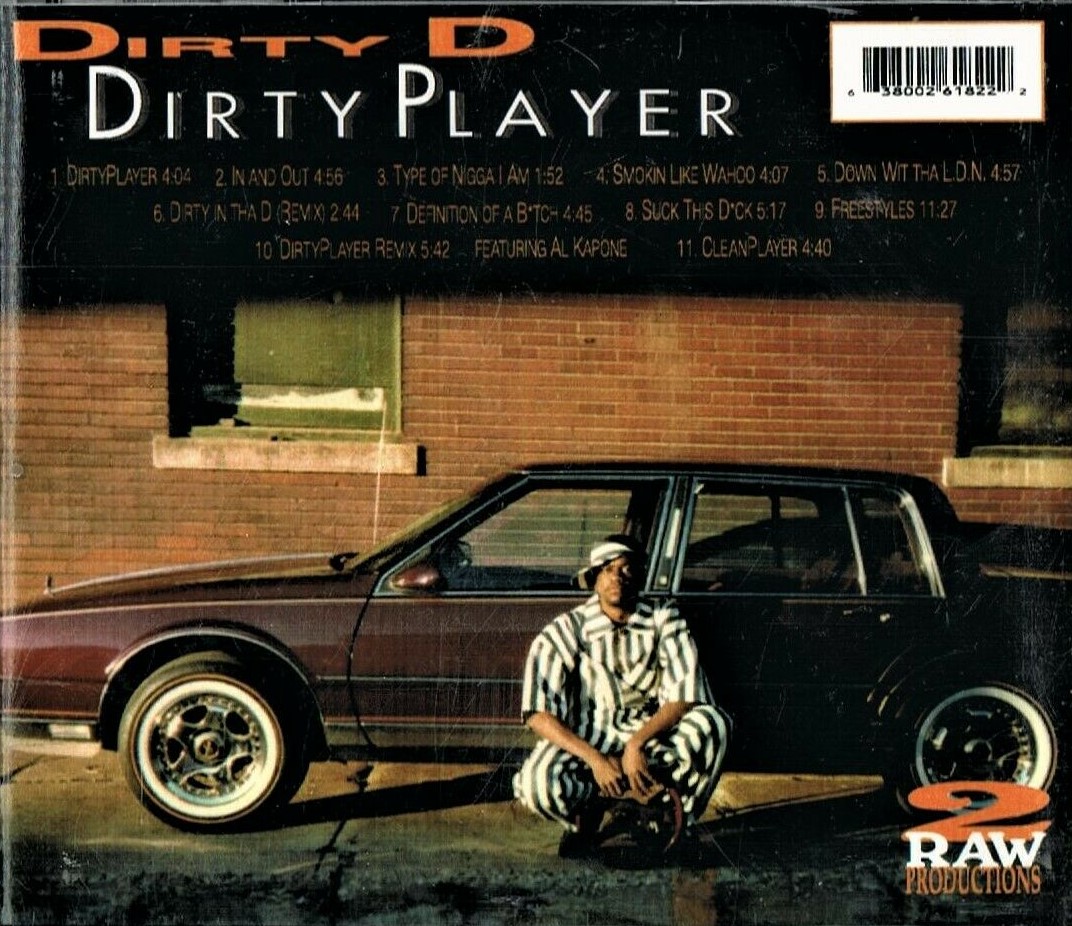 Dirty Player by Dirty D (CD 1997 2 Raw Records) in Memphis | Rap - The ...