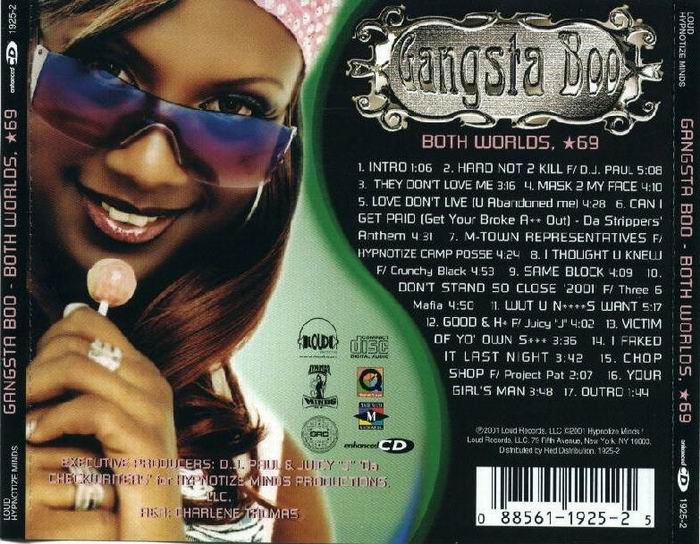 Both Worlds, *69 by Gangsta Boo (CD 2001 Hypnotize Minds) in Memphis ...