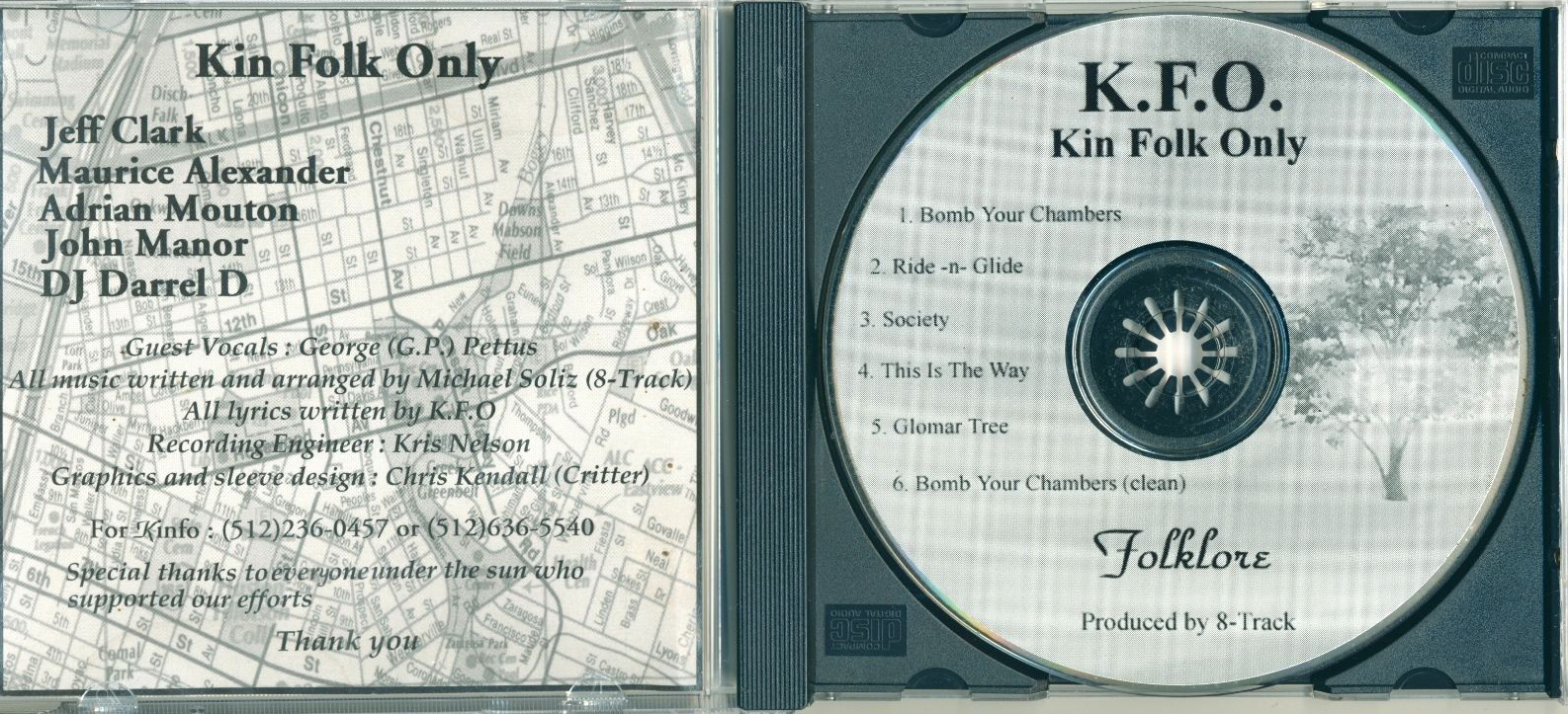 KFO Folklore by Kin Folk Only (CD EP 1999 Not On Label) in Austin | Rap ...