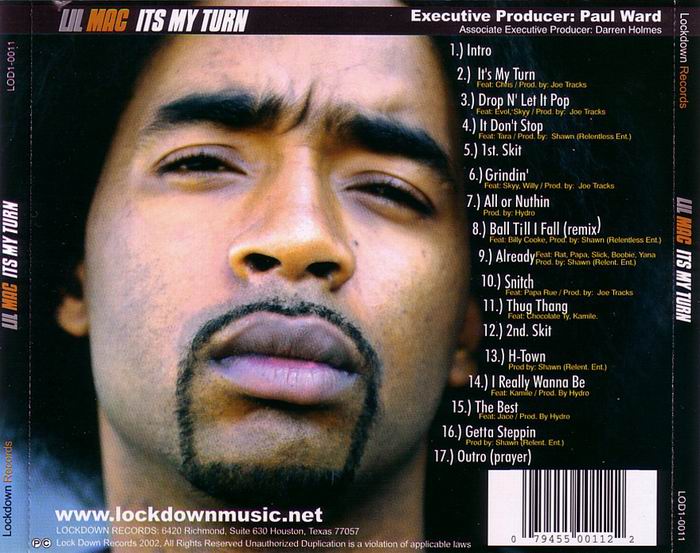 It's My Turn by Lil Mac (CD 2002 Lockdown Records) in Houston | Rap ...