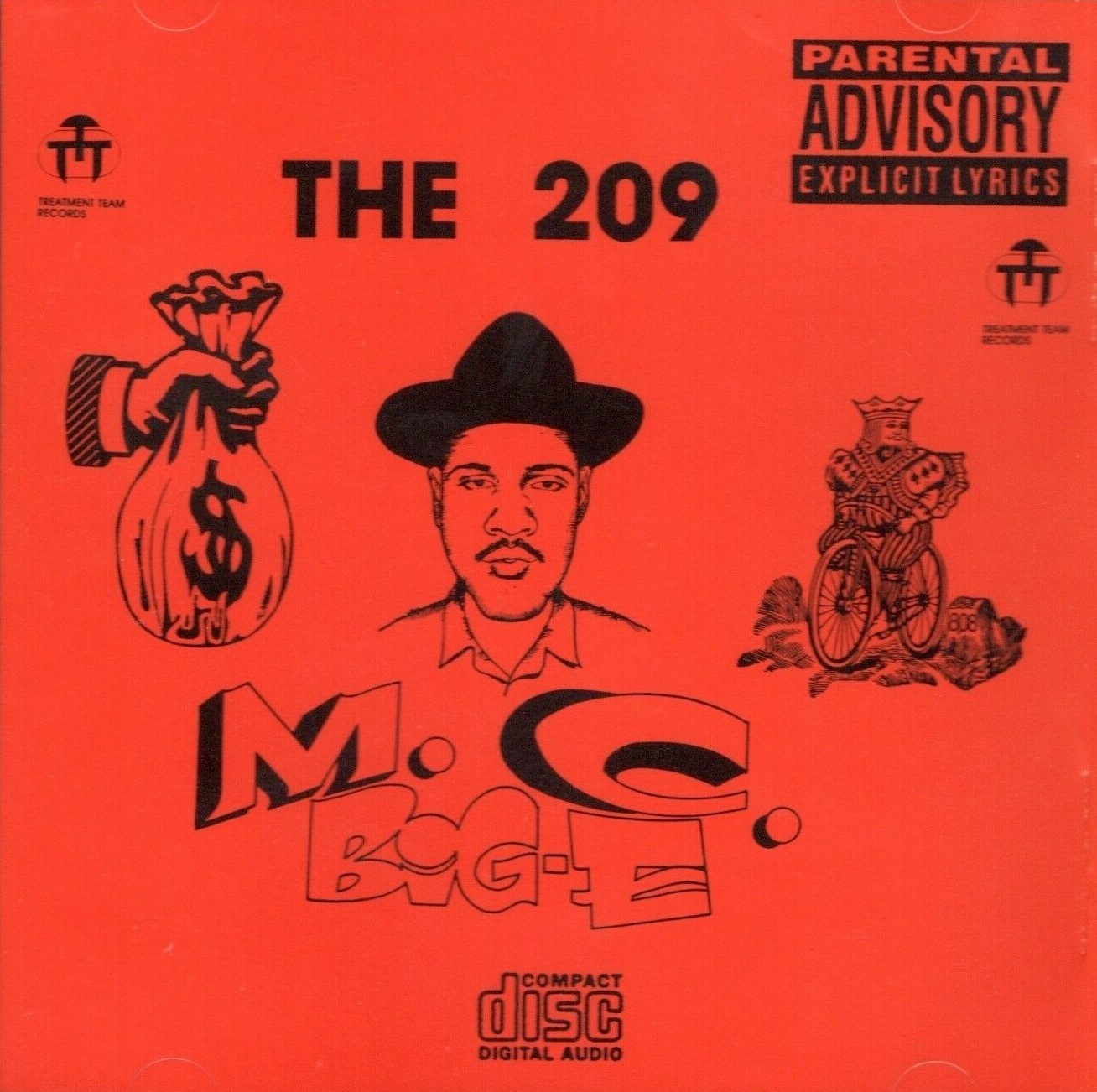 The 209 by M.C. Big-E (CD Maxi-Single 1994 Treatment Team Records) in ...