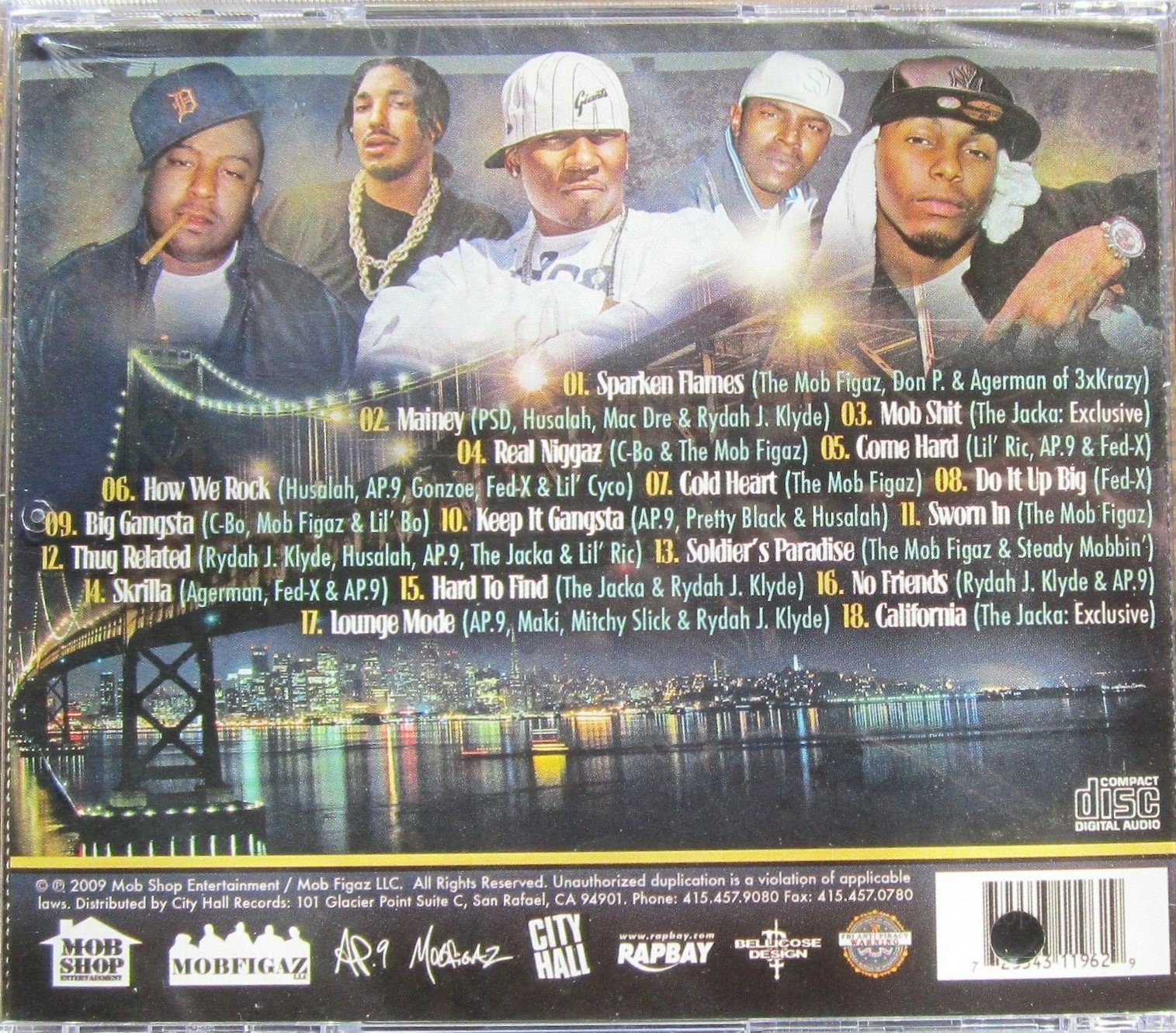 The Best Of The Mob Figaz Volume 2 by Mob Figaz (CD 2009 Mob Figaz LLC ...