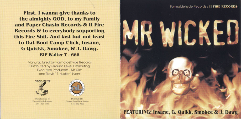 Mr. Wicked by Mr. Wicked (CD 1999 Formaldehyde Records) in New Orleans ...