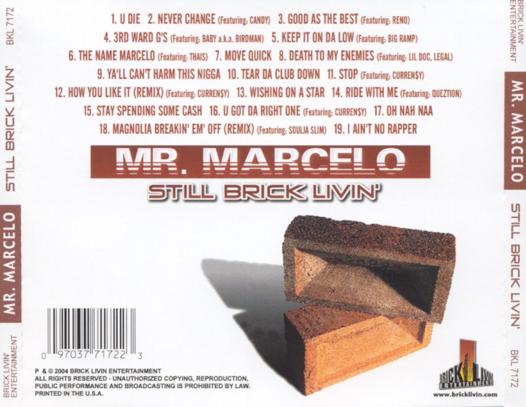 Mr. Marcelo (No Limit Records, Tuff Guys Entertainment) in New Orleans ...