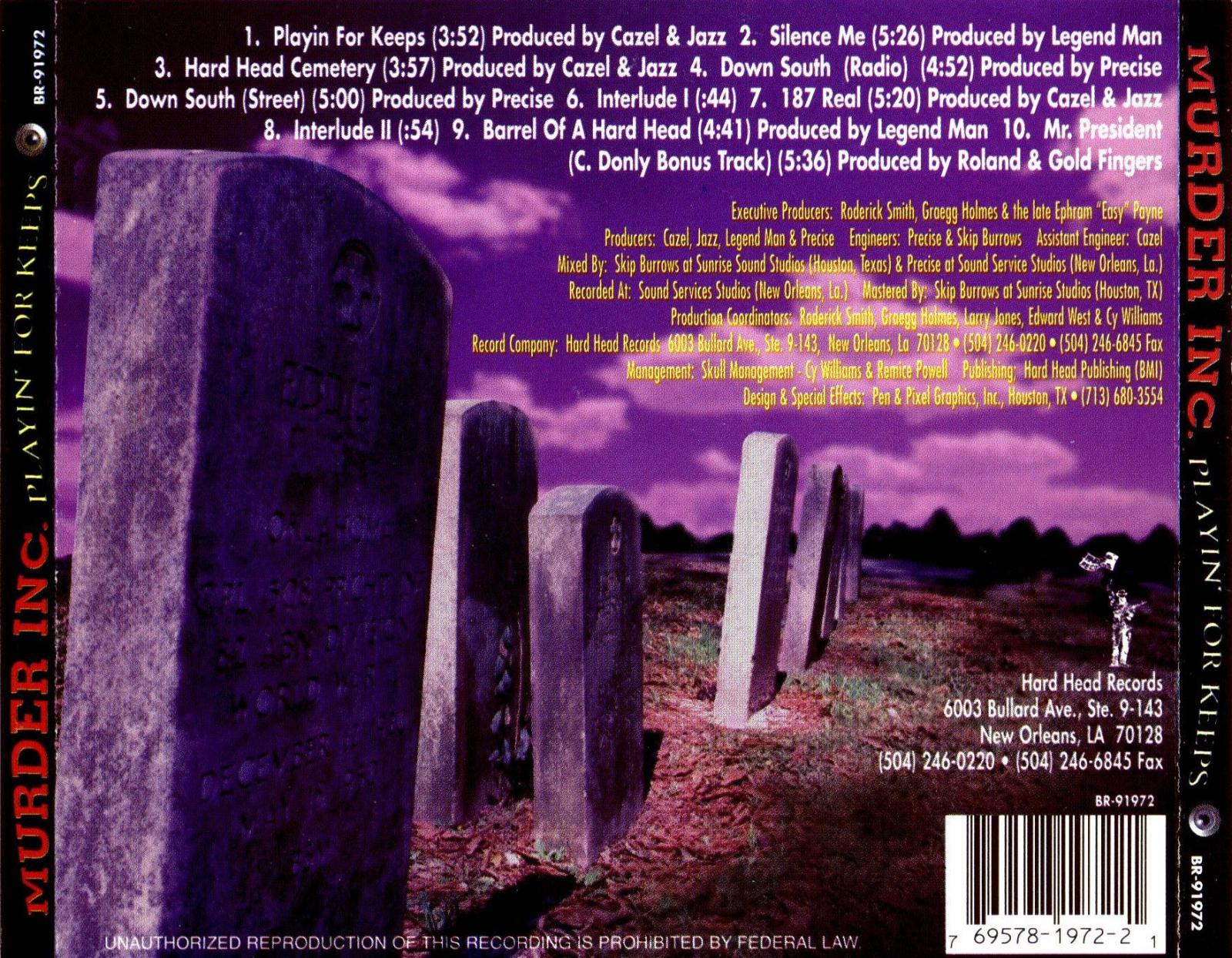 Murder Inc. (Hard Head Records) in New Orleans | Rap - The Good Ol'Dayz