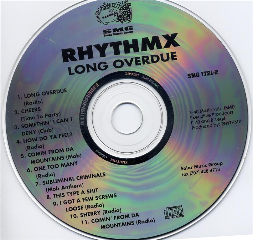 Long Overdue by Rhythmx (CD 1995 SMG Solar Music Group) in Vallejo ...