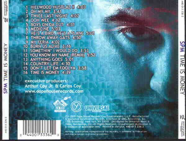 Time Is Money by South Park Mexican (CD 2000 Universal Records) in ...