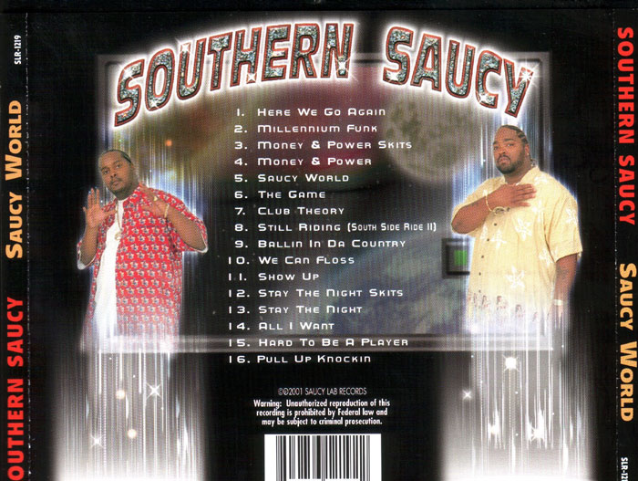 Saucy World by Southern Saucy (CD 2001 Saucy Lab Records) in Fort Worth ...