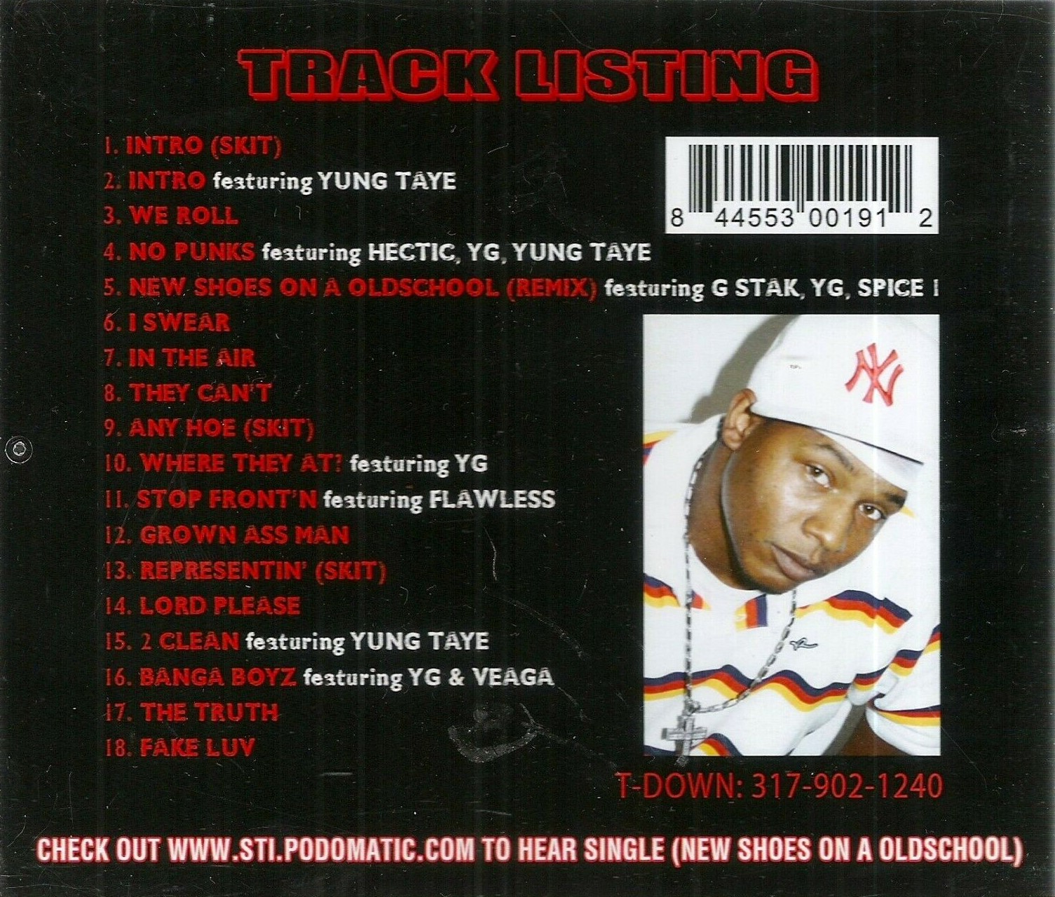 Stop Front'n by T-Down (CD 200X Not On Label) in Indianapolis | Rap ...