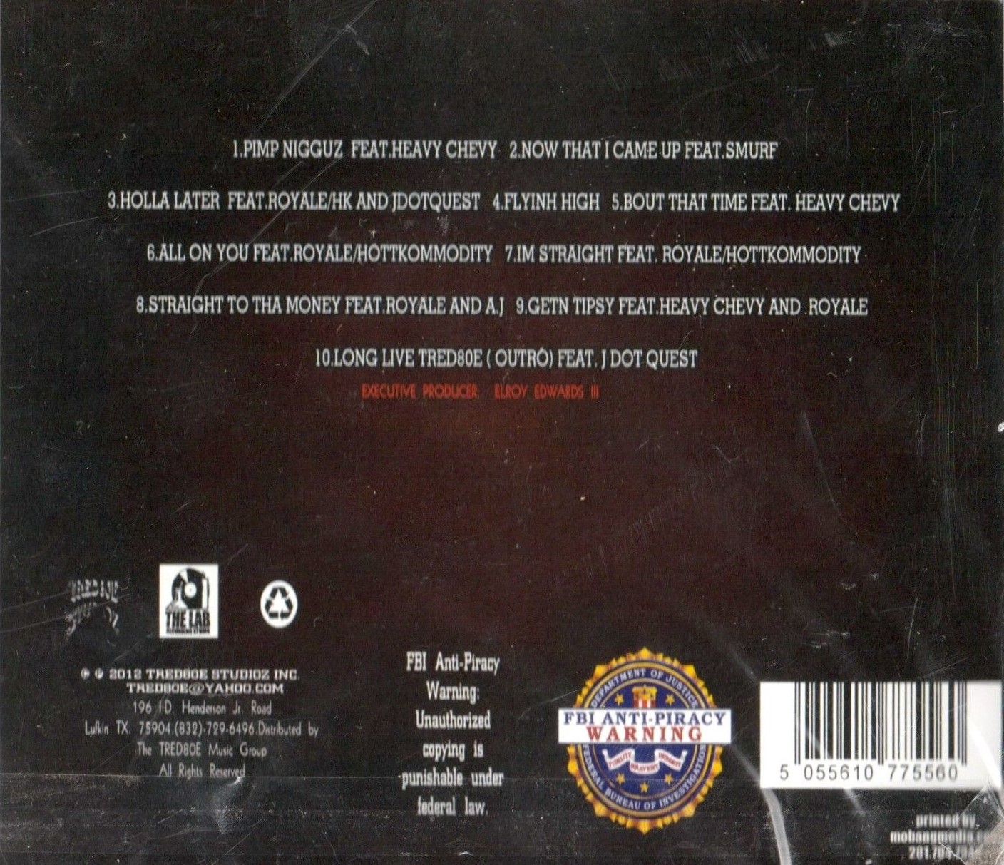 TreD80E Presents by Tre-D-80 (CDr 2012 Tre-D-80 Studioz) in Lufkin ...