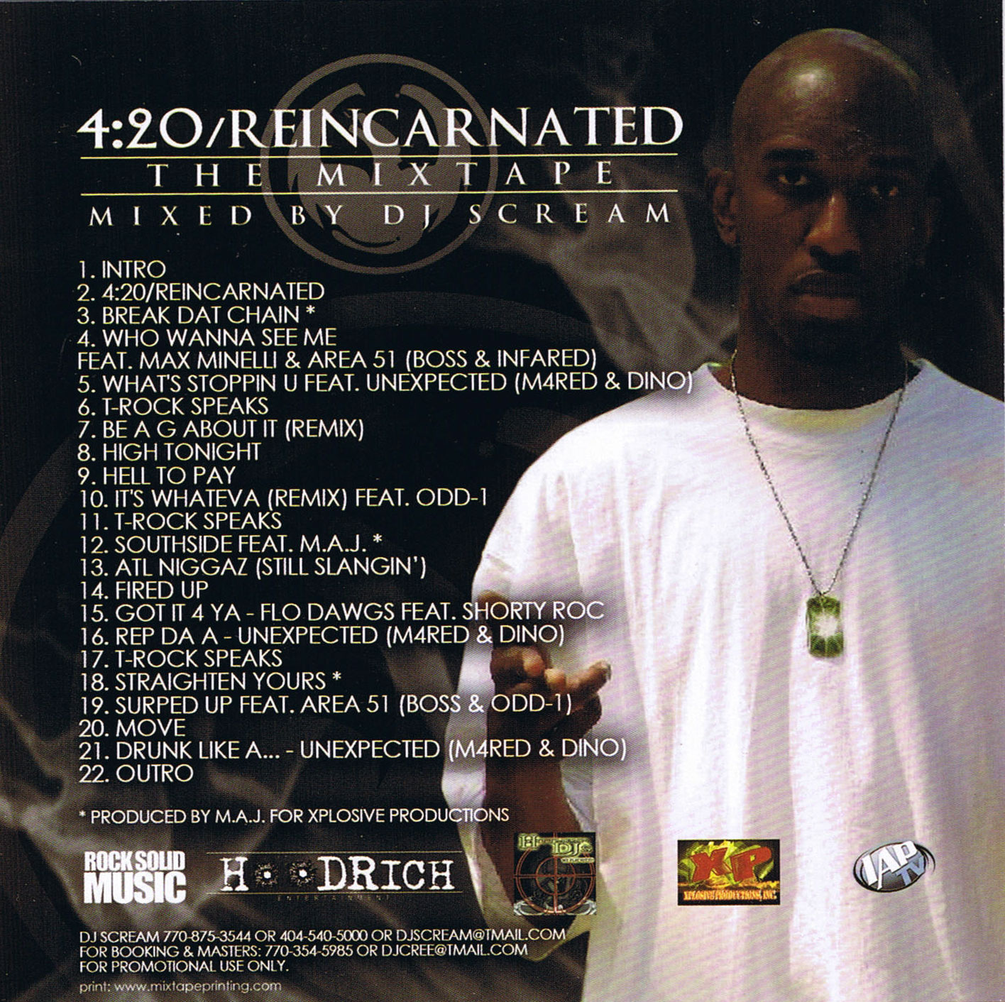 4-20 Reincarnated by T-Rock (CD 2006 Rock Solid Music) in Atlanta | Rap ...