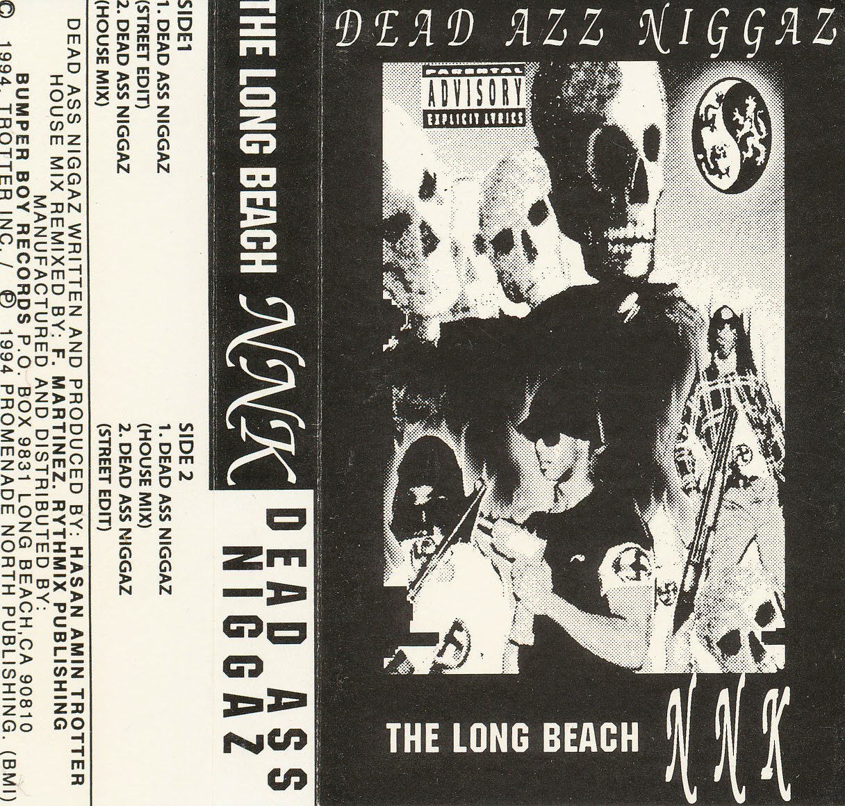 Dead Azz Niggaz by The Long Beach NNK (Tape 1994 Bumper Boy Records) in ...