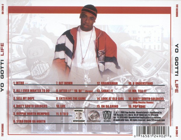 Life by Yo Gotti (CD 2003 TVT Records) in Memphis | Rap - The Good Ol'Dayz