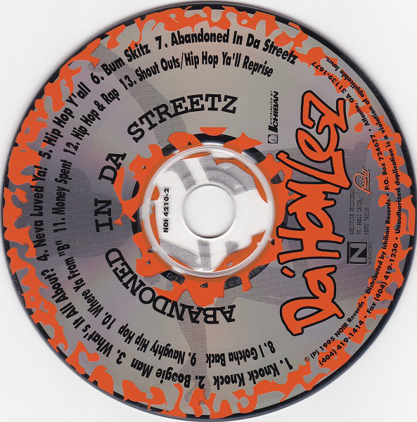 Abandoned In Da Streets by Da Homlez (CD 1995 Noir Records) in Atlanta ...