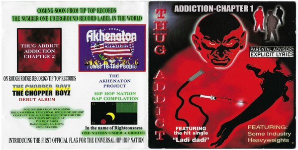 Addiction Chapter I by Thug Addict (CD 2000 Rough Rouge Recordz) in ...