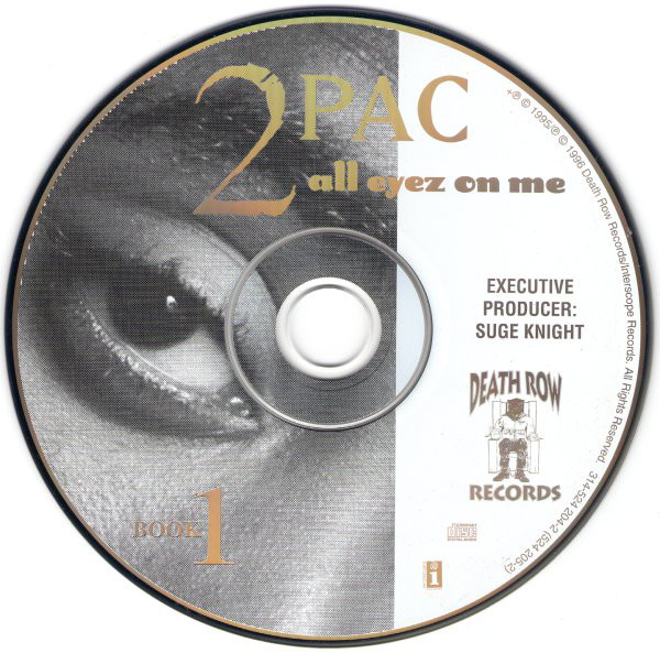 All Eyez On Me by 2Pac (CD 1996 Death Row Records) in Los Angeles | Rap ...