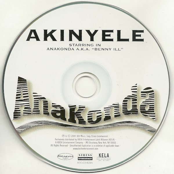 Anakonda a.k.a. Benny Ill by Ayinyele (CD 2001 Koch Entertainment Label ...
