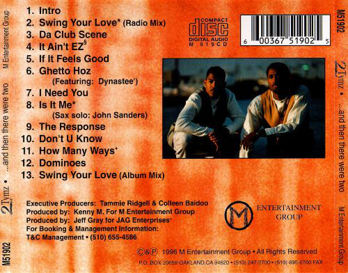 And Then There Were Two by 2 Tymz (CD 1996 M Entertainment Group) in ...