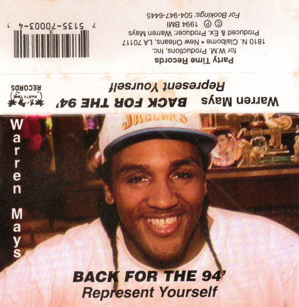 Back For The 94 (Represent Yourself) by Warren Mays (Tape 1994 Party ...