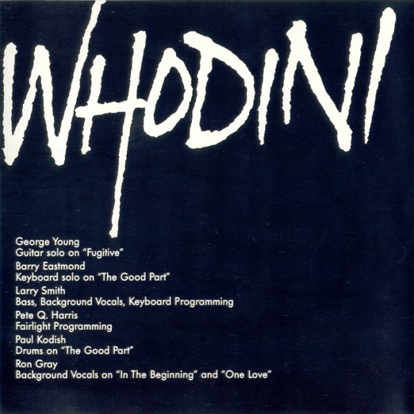 Back In Black by Whodini (CD 1986 Jive) in New York City | Rap - The ...