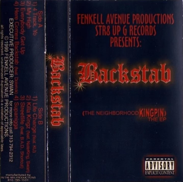 Backstab by Backstab (Tape 1999 Fenkell Avenue Productions) in Detroit ...