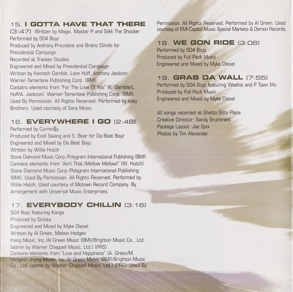 504 Boyz (No Limit Records, The New No Limit Records) in New Orleans ...