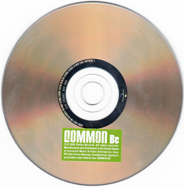 Be by Common (CD 2005 Geffen Records) in Chicago | Rap - The Good Ol'Dayz