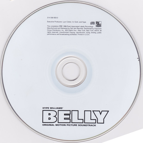 Belly - Original Motion Picture Soundtrack by Various (CD 1998 Def Jam ...