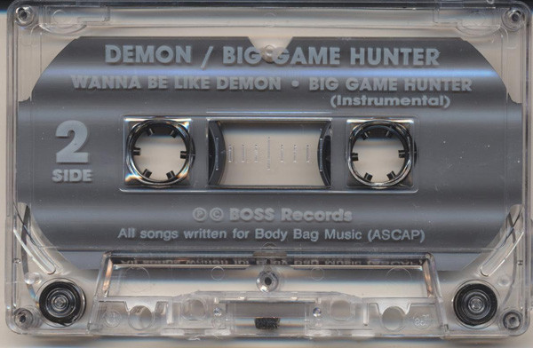 Big Game Hunter by Demon (Tape 1991 Boss Records) in Sacramento | Rap ...