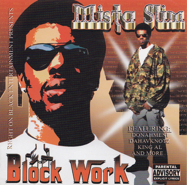 Block Work by Mista Slim (CD 2000 Right On Black Entertainment) in ...