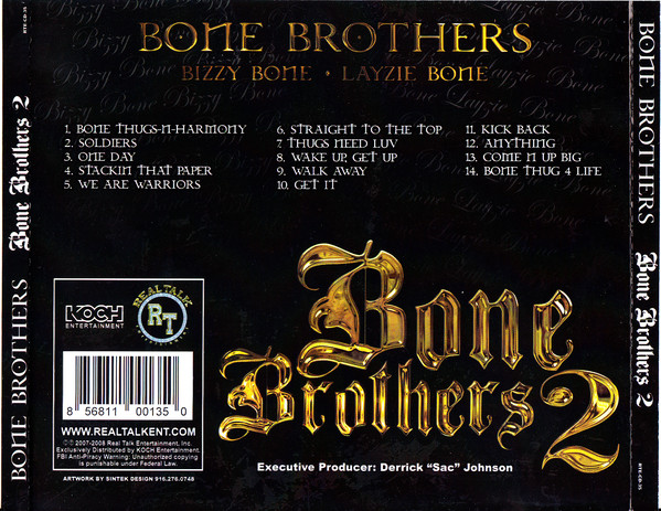 Bone Brothers II by Bizzy Bone (CD 2007 Real Talk Entertainment) in ...