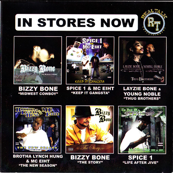 Bone Brothers II by Bizzy Bone (CD 2007 Real Talk Entertainment) in ...