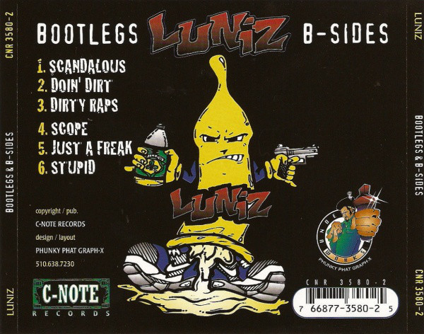 Bootlegs & B-Sides by Luniz (CD 1997 C-Note Records) in Oakland | Rap ...