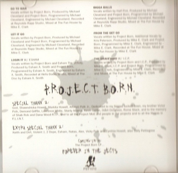 Born Dead by Project Born (CD 1995 Psychopathic Records) in Flint | Rap ...