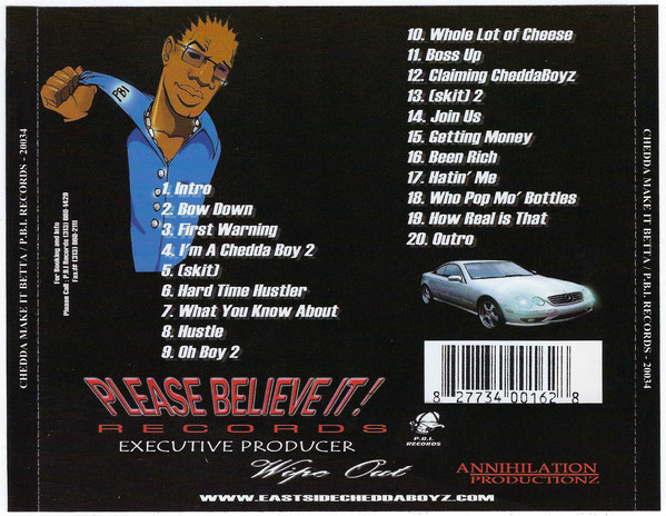 Chedda Make It Betta by Eastside Chedda Boyz (CD 2003 Please Believe It ...